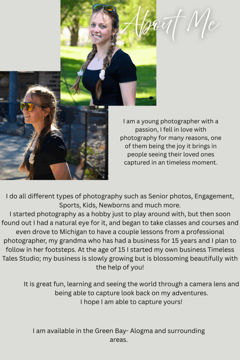 About Me! – Timeless Tales Studio